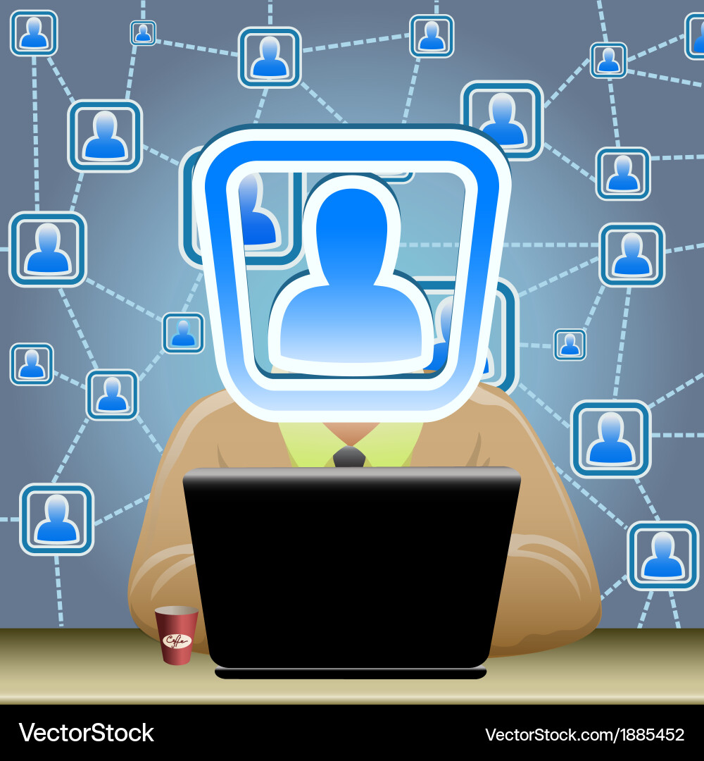 Community man Royalty Free Vector Image - VectorStock