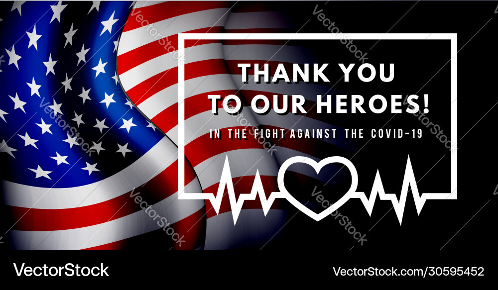 Heroes Fighting Coronavirus Royalty Free Vector Image
