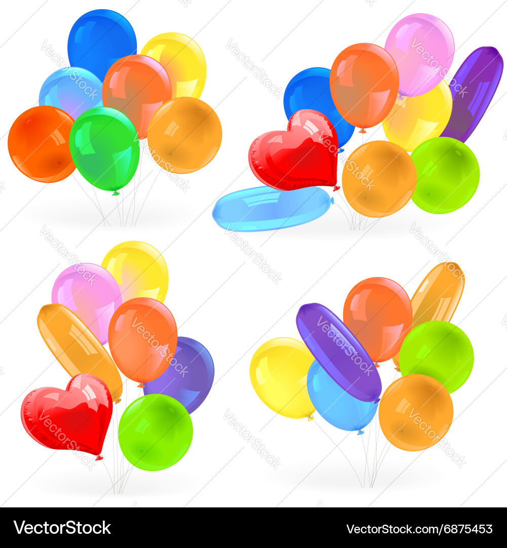 Balloons Royalty Free Vector Image - VectorStock