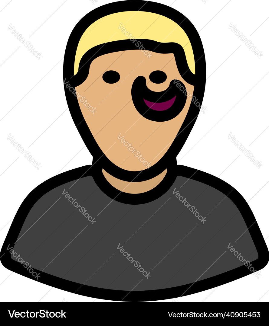 Criminal man icon Royalty Free Vector Image - VectorStock