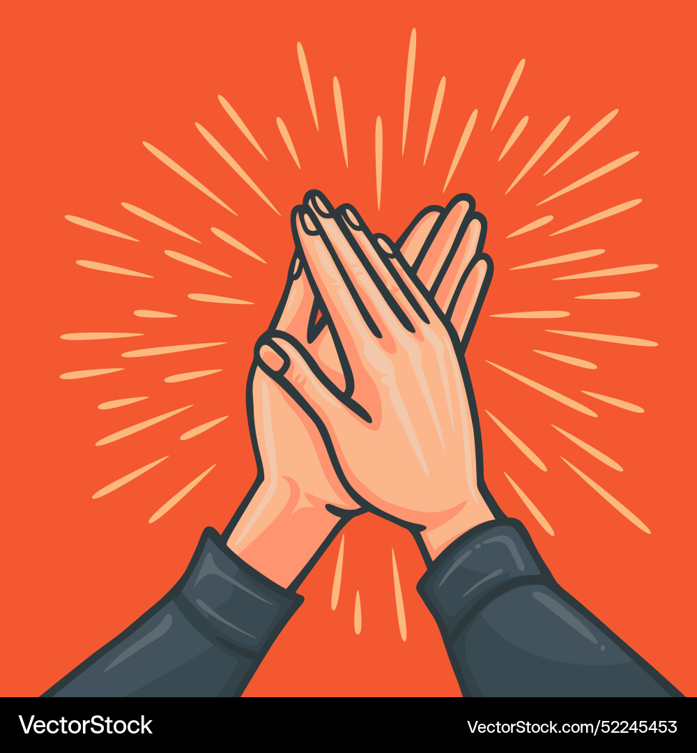 Ovation Clap Applause Vector Images (over 680)