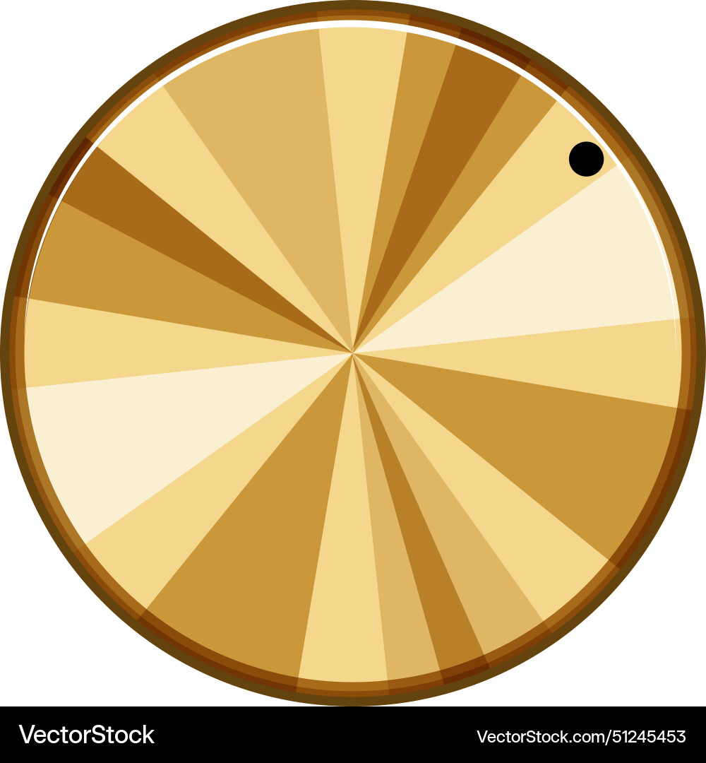 Music dial knob cartoon Royalty Free Vector Image