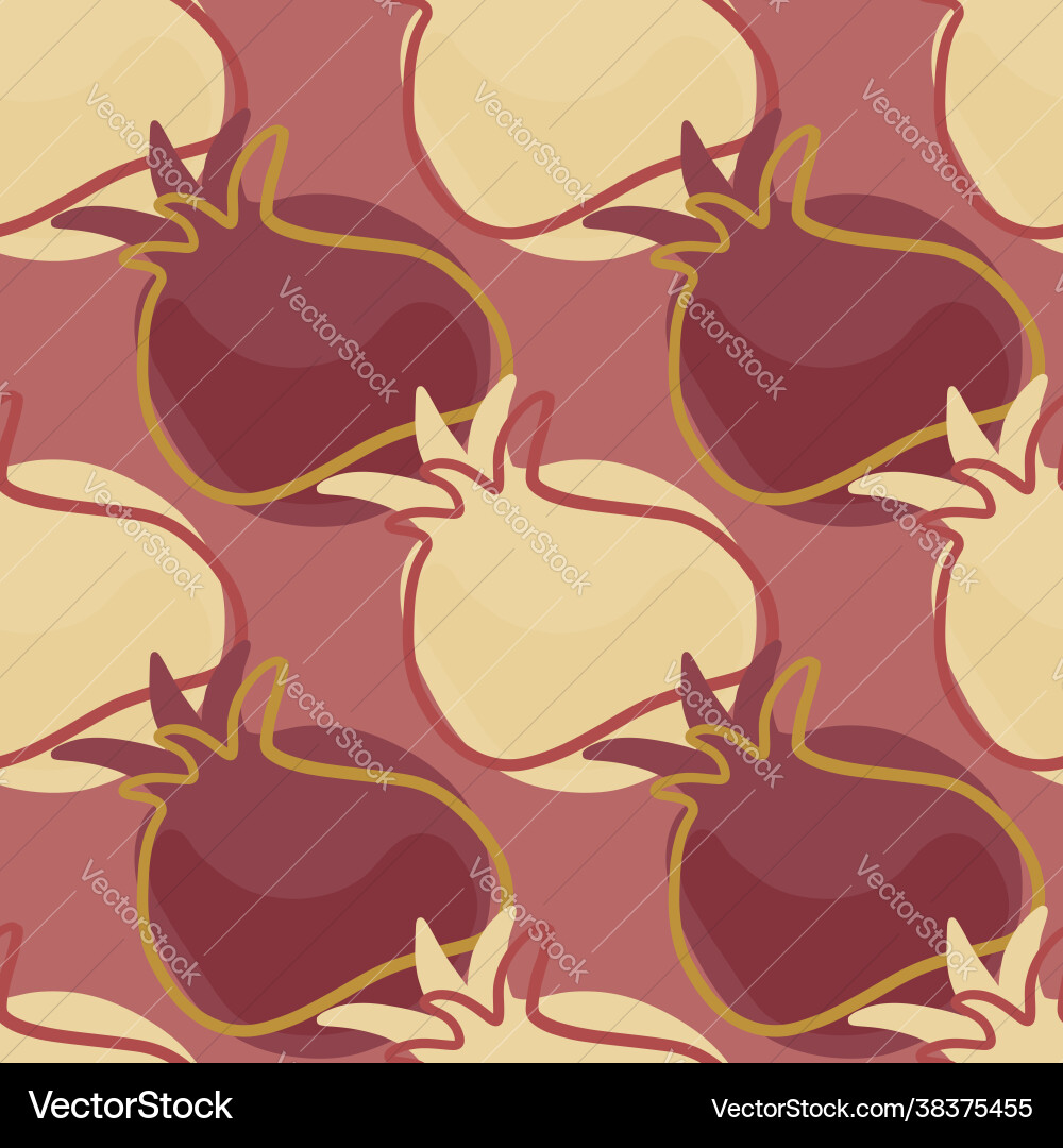 Abstract contoured seamless pattern – Royalty-Free Vector | VectorStock