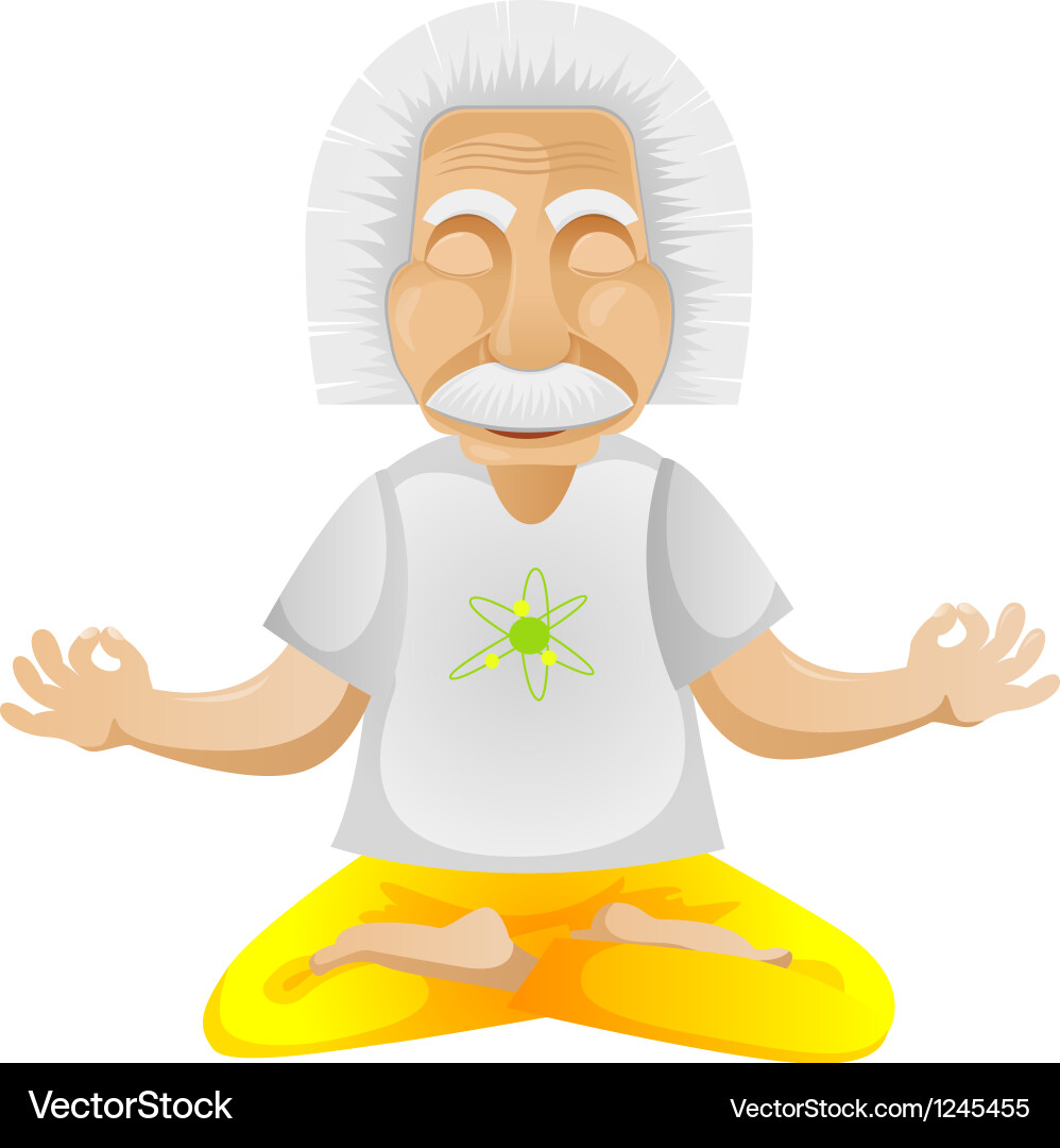 Cartoon Physicist Royalty Free Vector Image - VectorStock