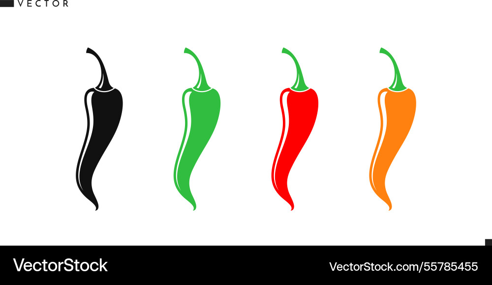 Chili pepper Royalty Free Vector Image - VectorStock