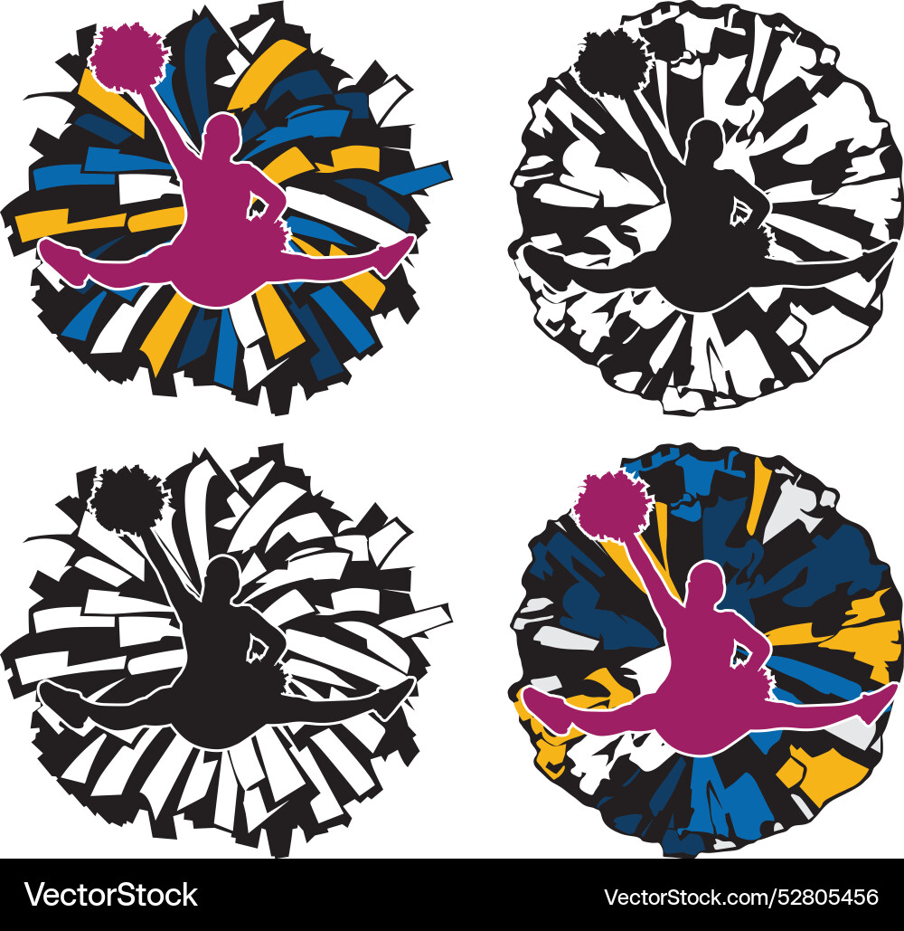 Free Printable Cheerleader Pom Poms