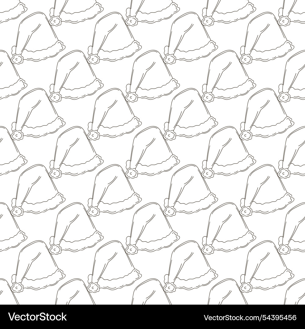 Christmas background coloring pattern in hand Vector Image