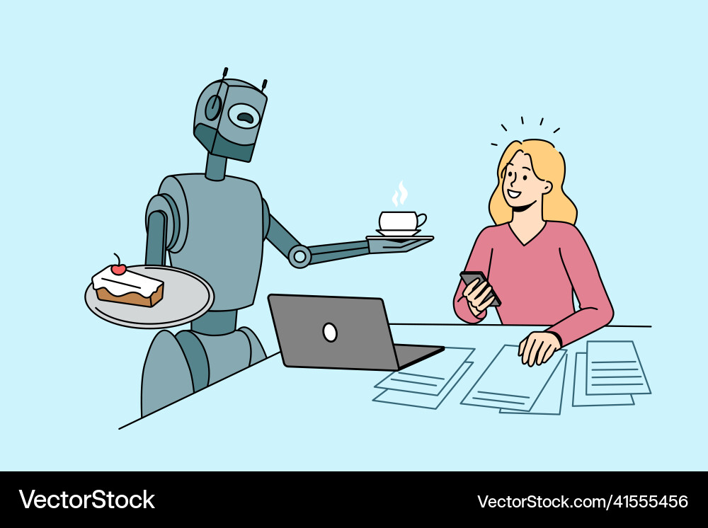 Future technologies and artificial intelligence Vector Image