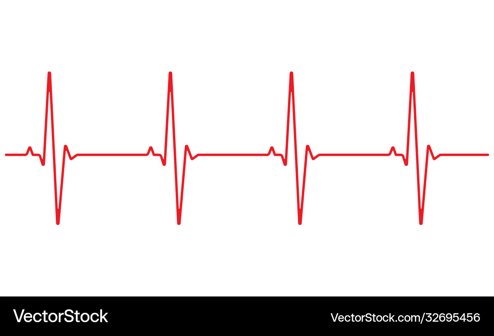 Heart rate Royalty Free Vector Image - VectorStock