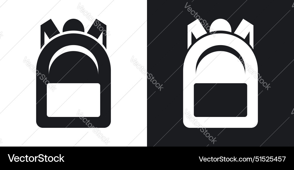 Backpack icon Royalty Free Vector Image - VectorStock
