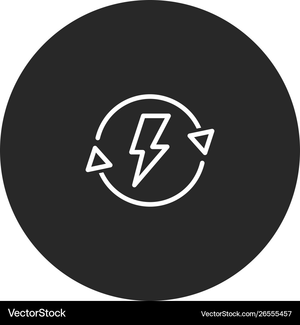 Energy saving icon Royalty Free Vector Image - VectorStock