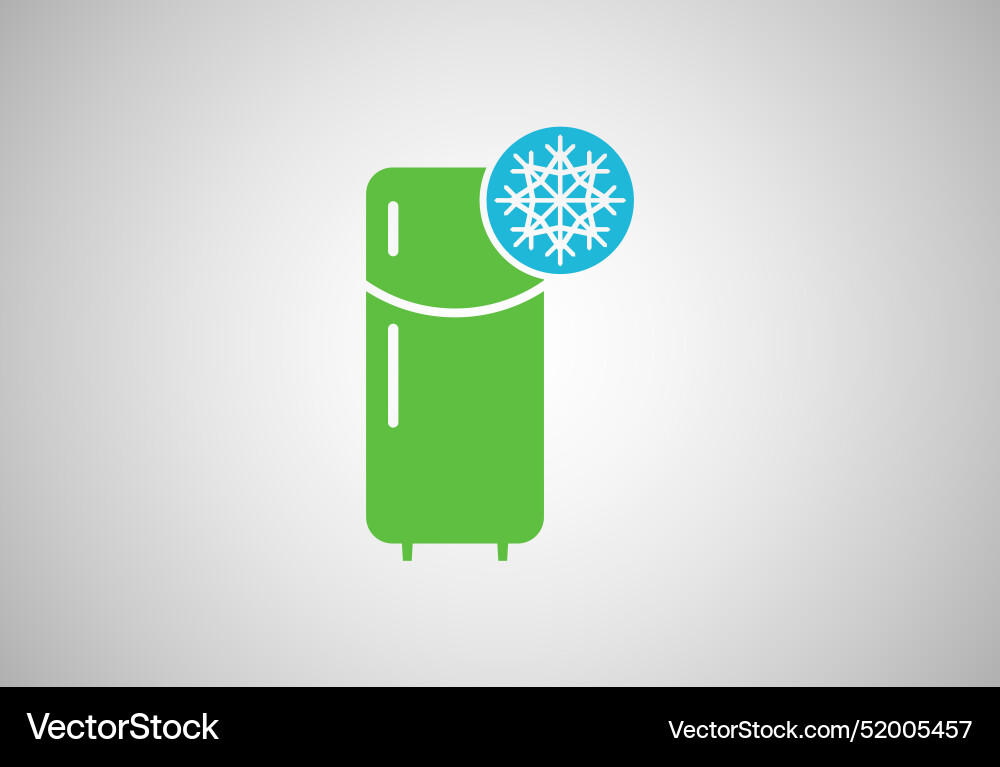 Refrigerator logo design template Royalty Free Vector Image