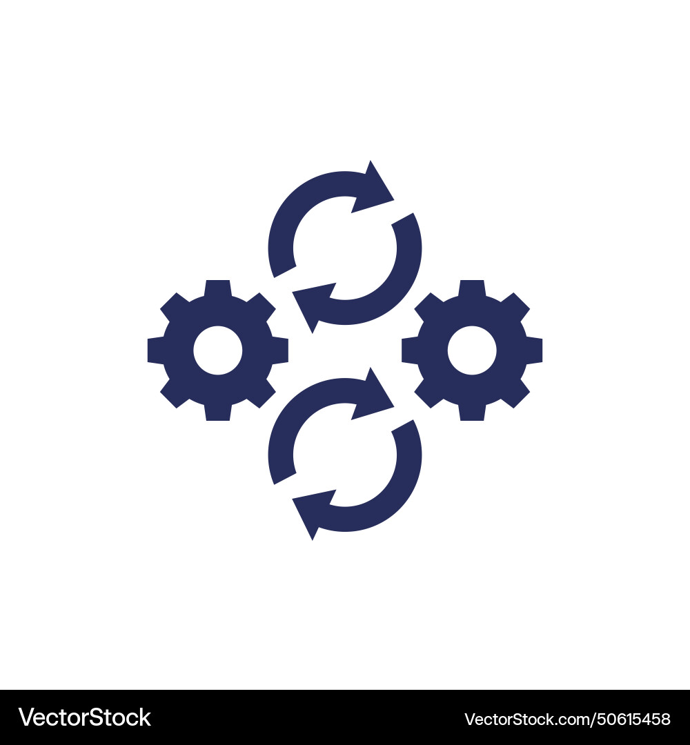 Iteration icon on white pictograph Royalty Free Vector Image Iteration icon on white pictograph Royalty Free Vector Image