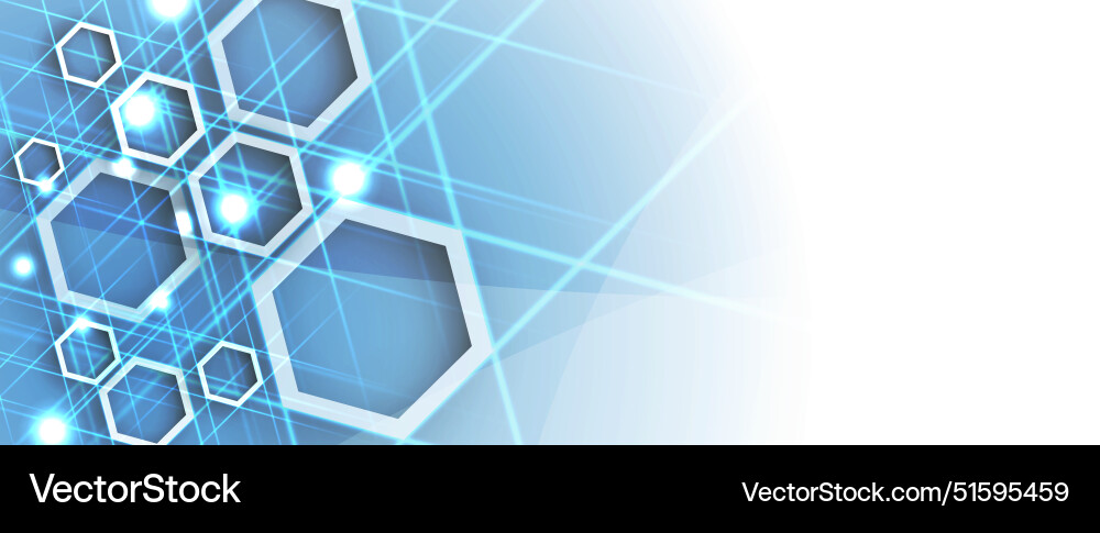 Abstract computer technology background network Vector Image