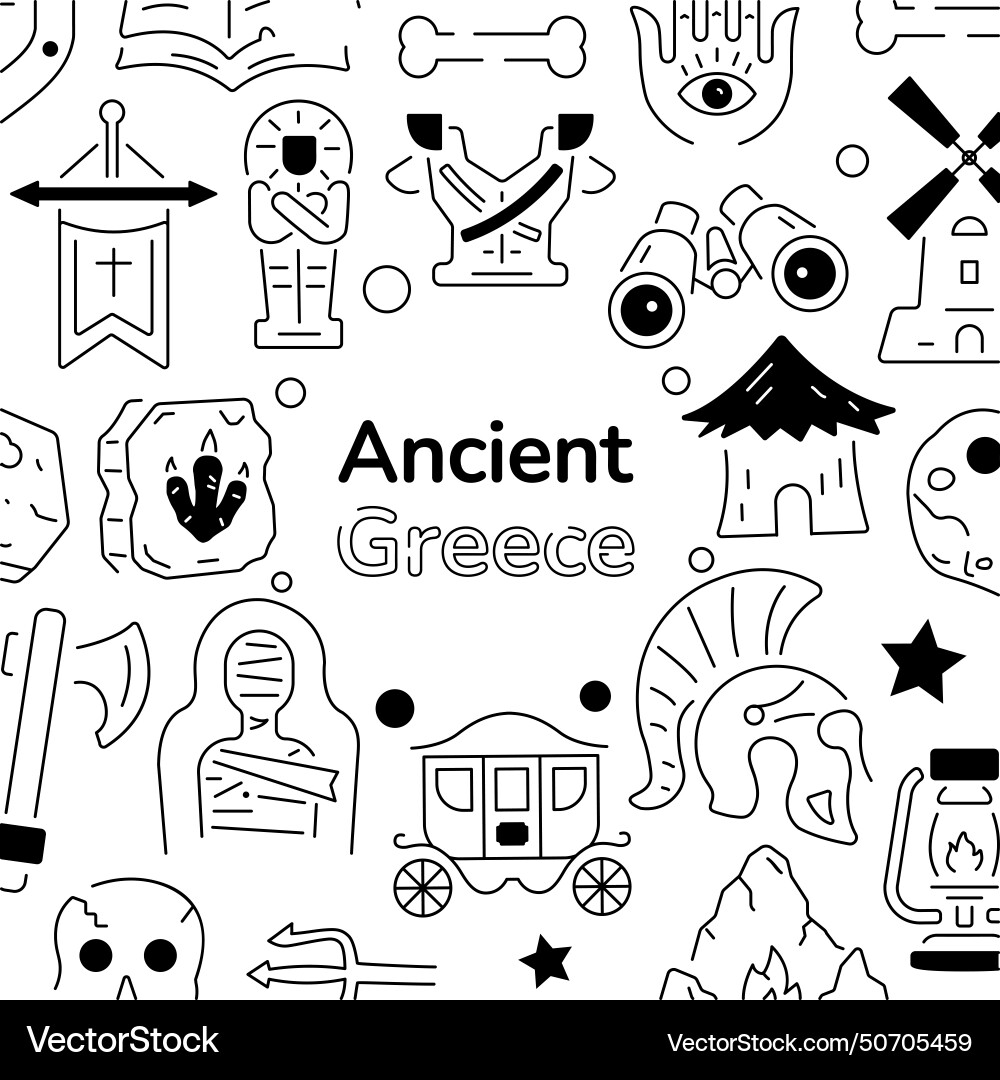 Ancient greece Royalty Free Vector Image - VectorStock