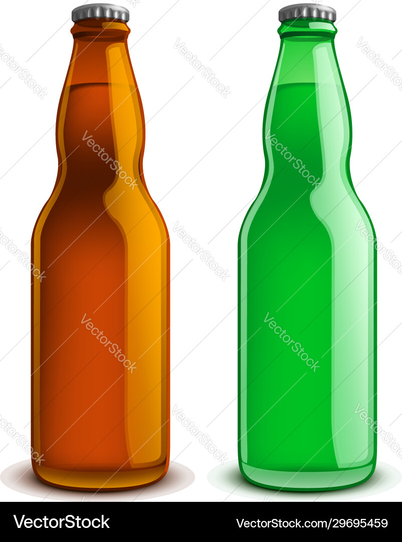 Bottles 2 Royalty Free Vector Image - VectorStock