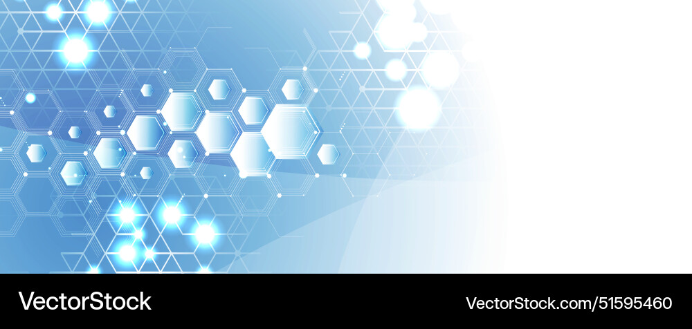 Abstract computer technology background network Vector Image