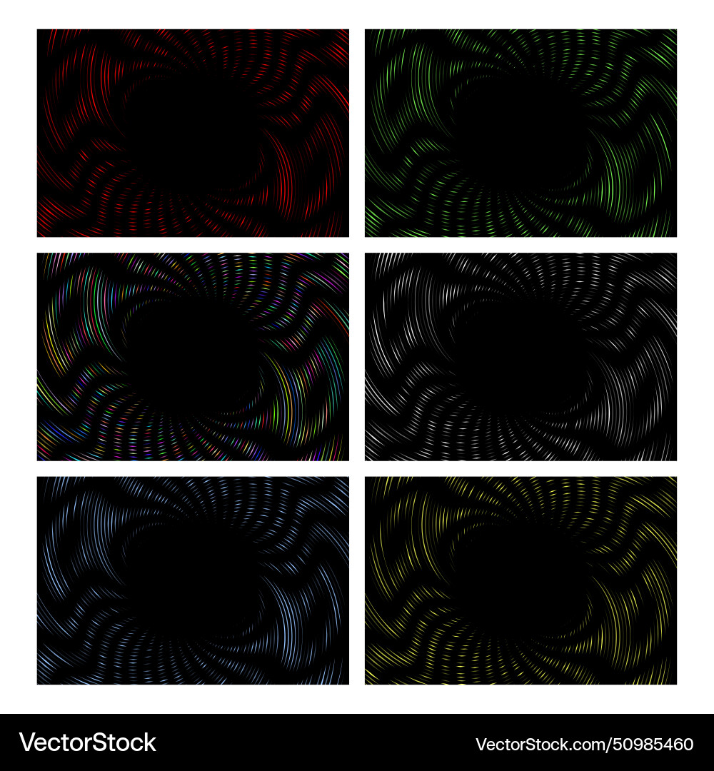 Magnetic waves lines abstract background Vector Image