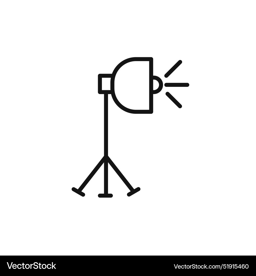 Photography lighting icon set collection for web Vector Image