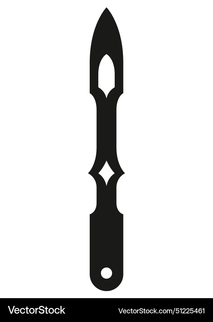 Clock pointer arrow black silhouette chronometer Vector Image