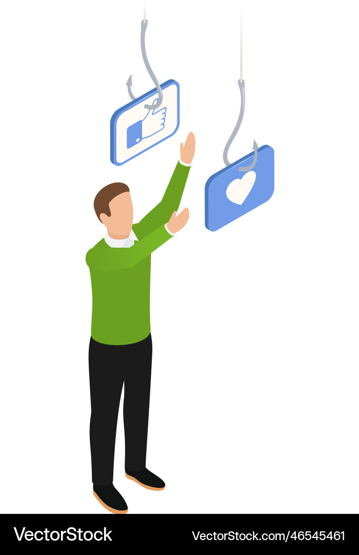 Gadget addiction concept Royalty Free Vector Image