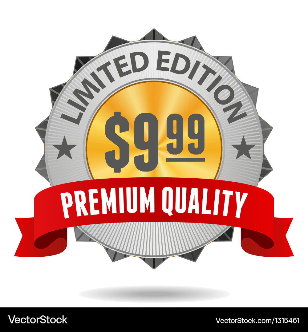 Limited edition Royalty Free Vector Image - VectorStock
