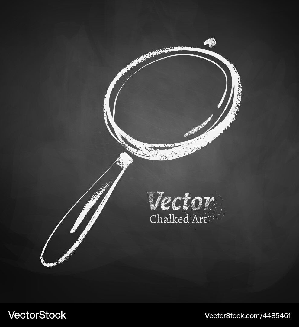 Magnifying glass Royalty Free Vector Image - VectorStock