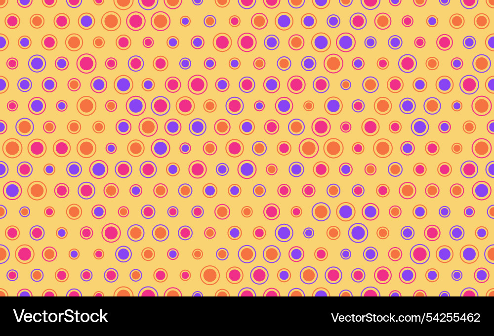 Geometric polka dot pattern with round spots Vector Image Geometric polka dot pattern with round spots Vector Image