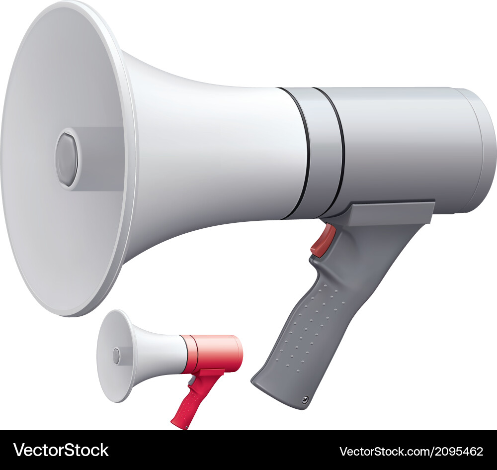 Megafon Royalty Free Vector Image - VectorStock
