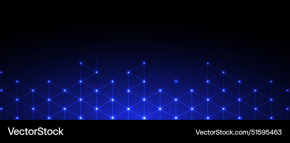 Abstract computer technology background network Vector Image