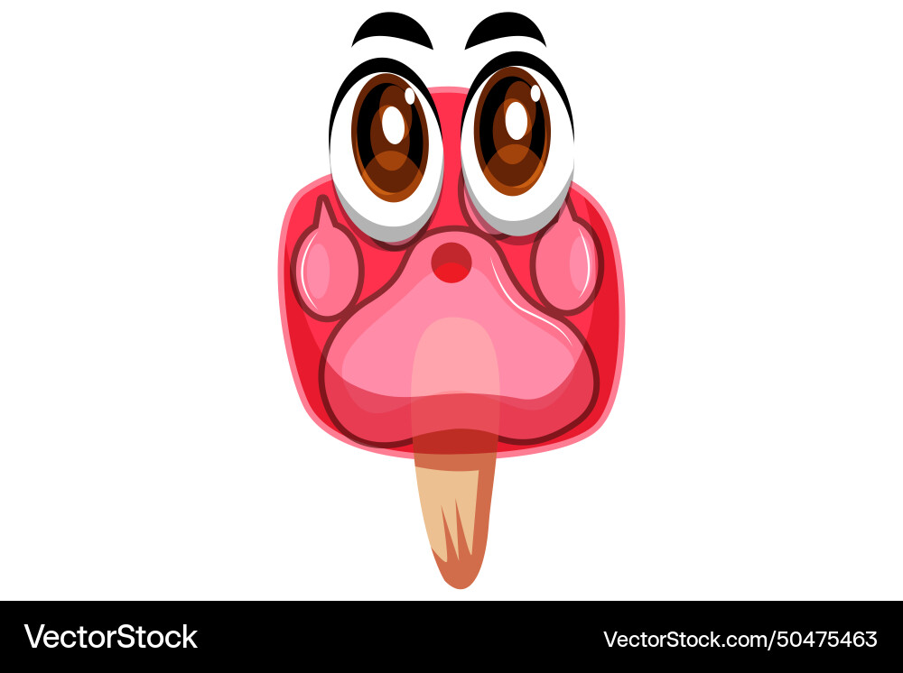 Cute candy character design Royalty Free Vector Image