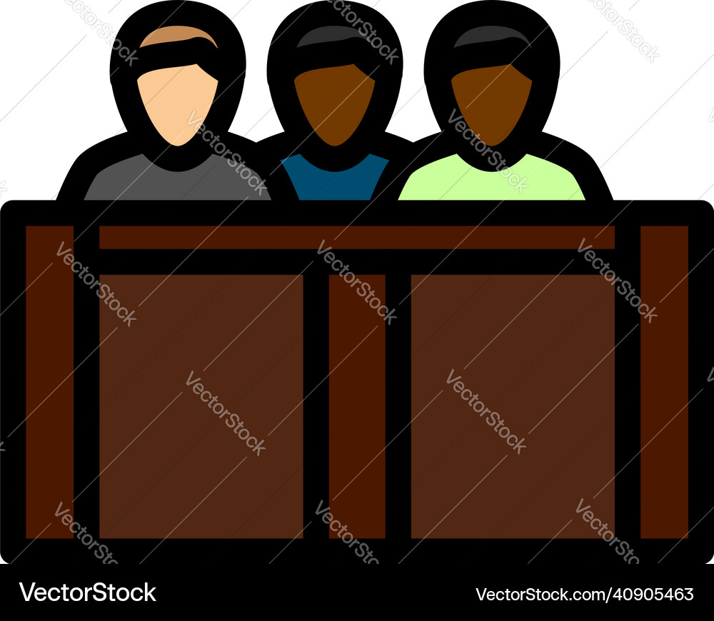 Jury icon Royalty Free Vector Image - VectorStock