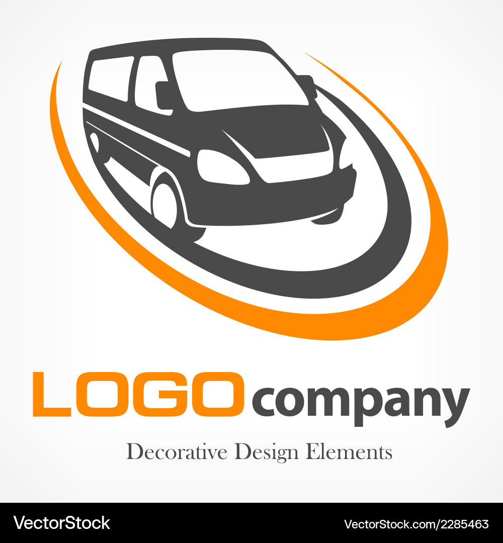Van logotype Royalty Free Vector Image - VectorStock