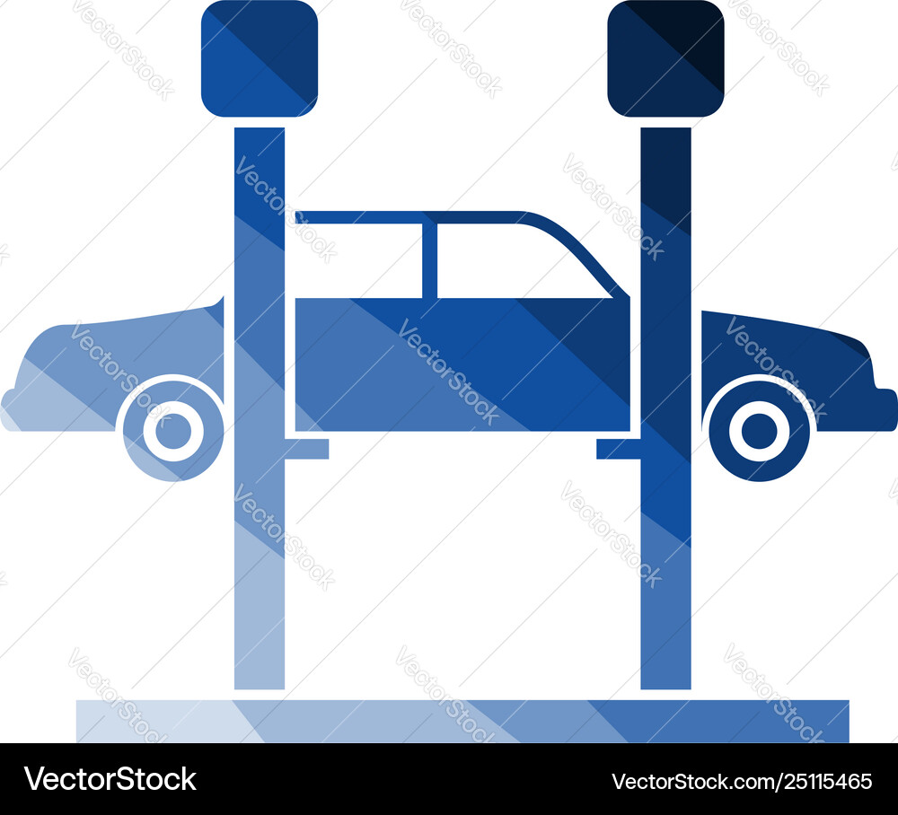 Car lift icon Royalty Free Vector Image - VectorStock
