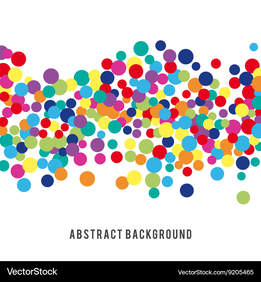 Colorful abstract spot background Royalty Free Vector Image