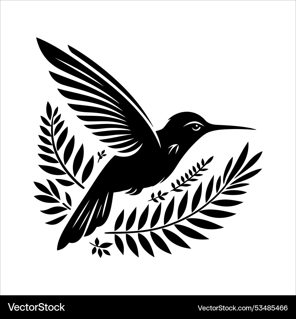 Hummingbird art Royalty Free Vector Image - VectorStock
