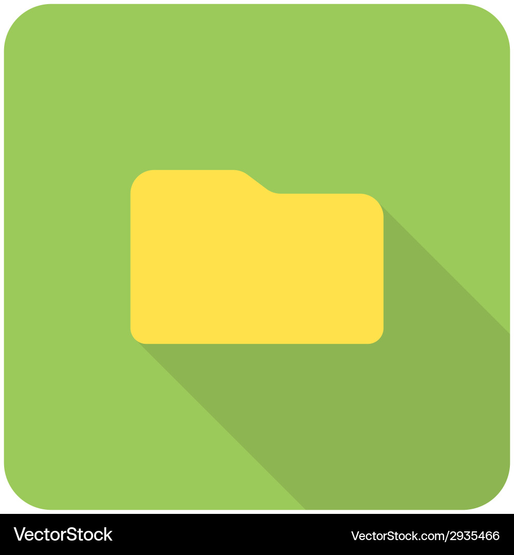 Ordner Icon Lizenzfreies Vektorbild - VectorStock