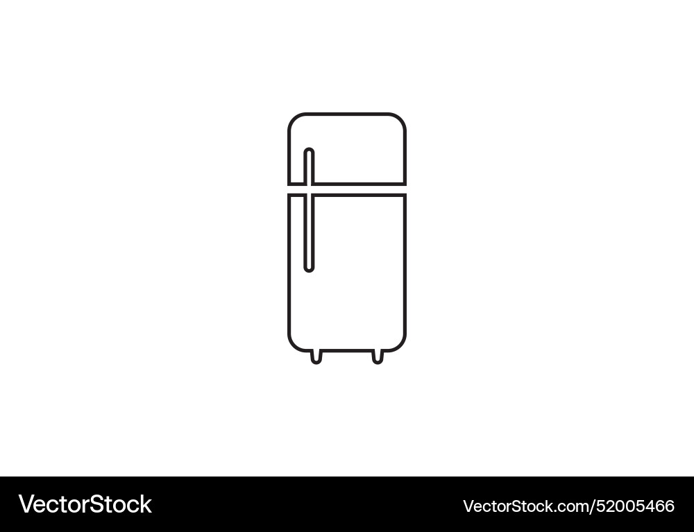 Refrigerator logo design template Royalty Free Vector Image