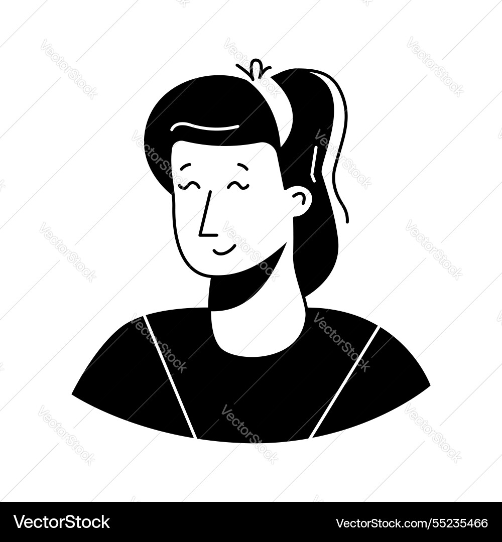 Woman avatar Royalty Free Vector Image - VectorStock