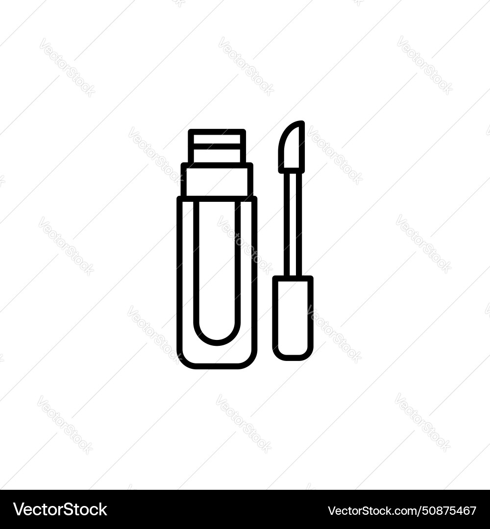 Concealer icon set beauty cosmetic liquid spray Vector Image