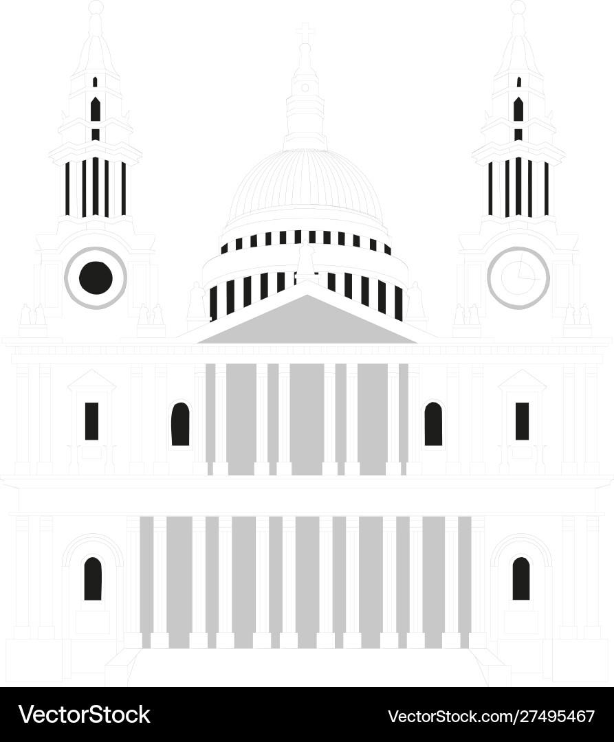 Detailed isolated victorian style house Royalty Free Vector