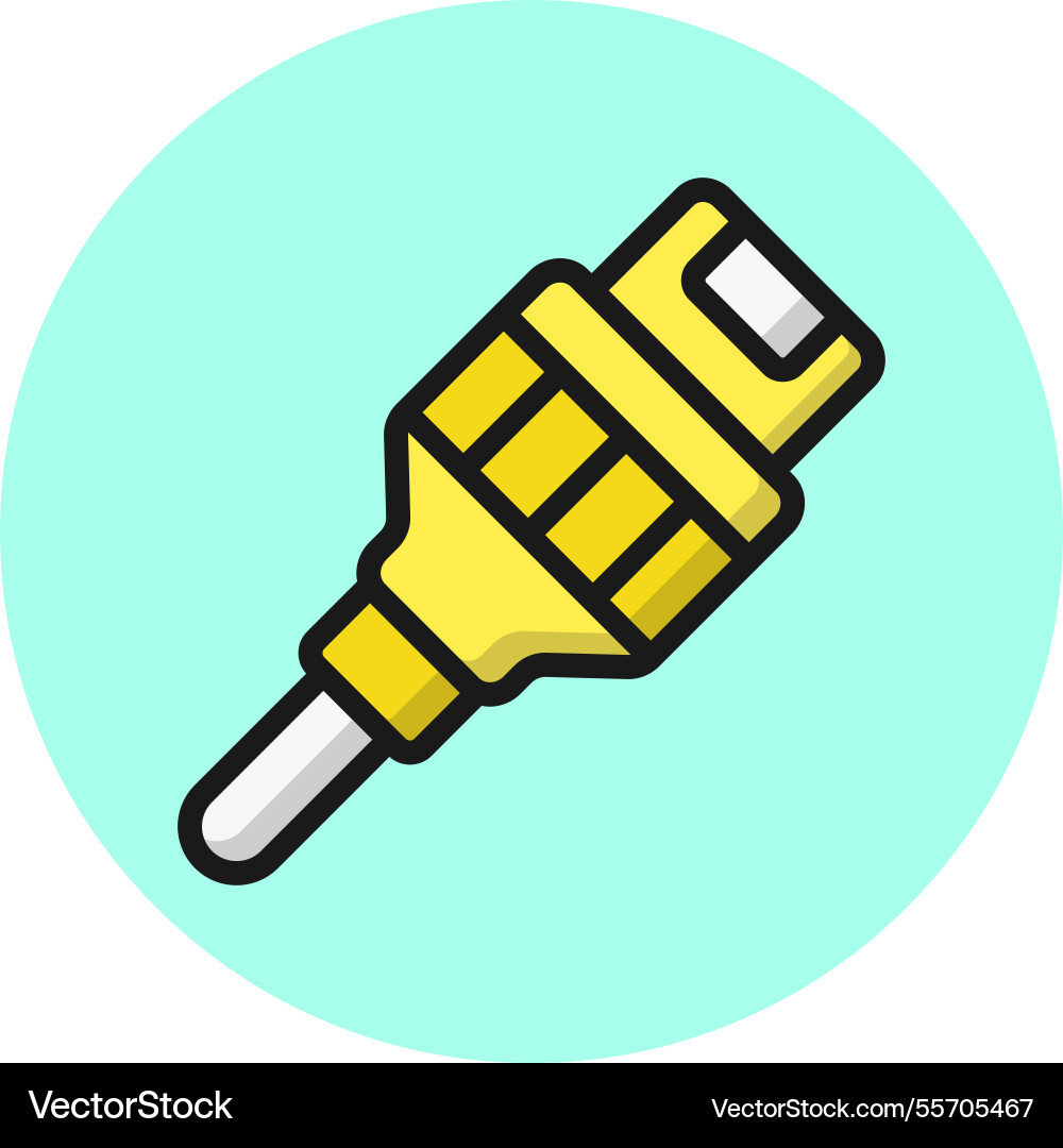 Rj45 icon design Royalty Free Vector Image - VectorStock