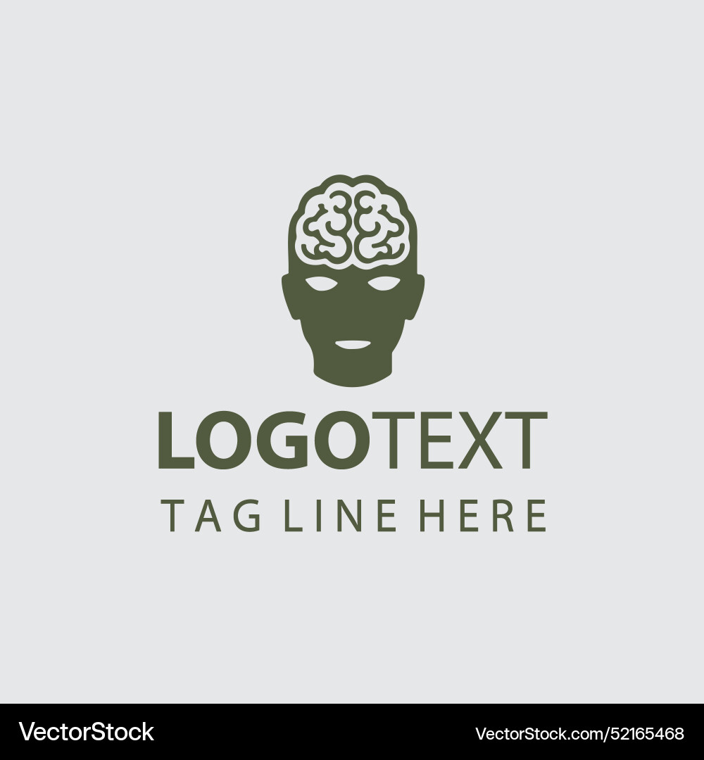Brain logo Royalty Free Vector Image - VectorStock