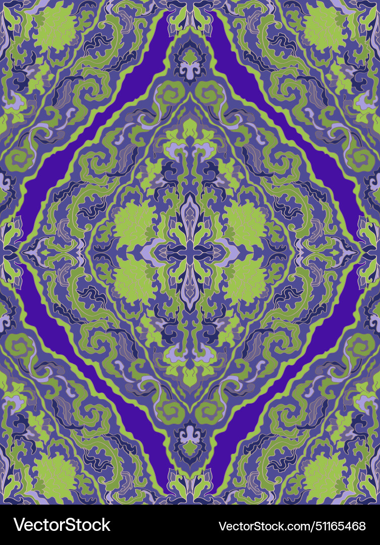 Purple floral pattern Royalty Free Vector Image