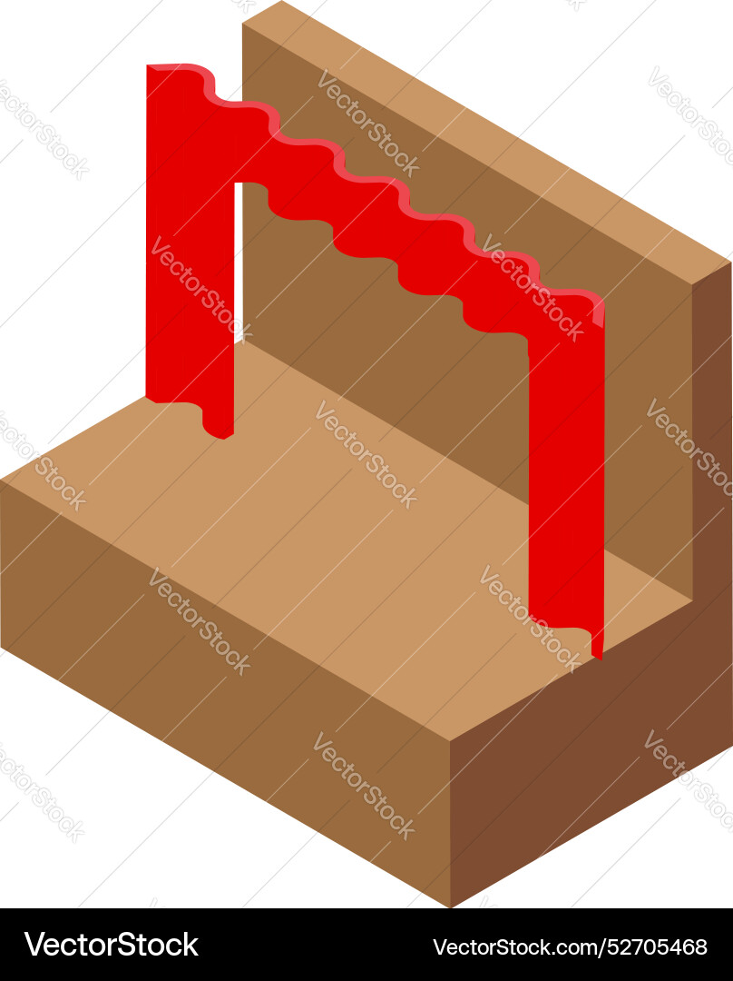Sawing machine cutting wood plank isometric view – Royalty-Free Vector ...
