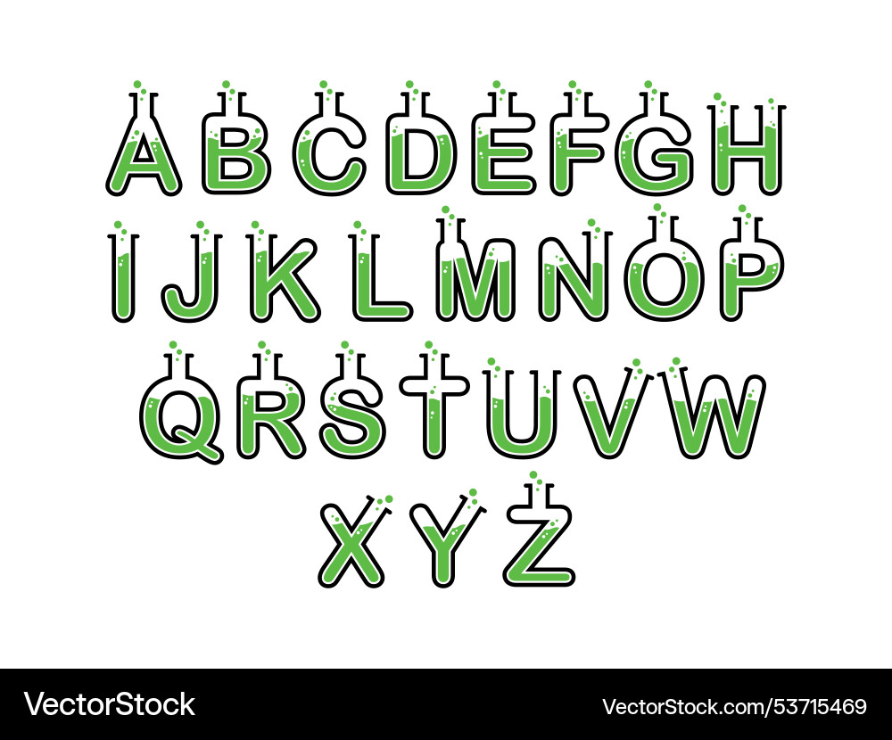 Alphabet lab logo or symbol template design Vector Image