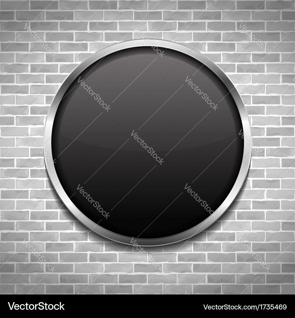 Black round board Royalty Free Vector Image - VectorStock