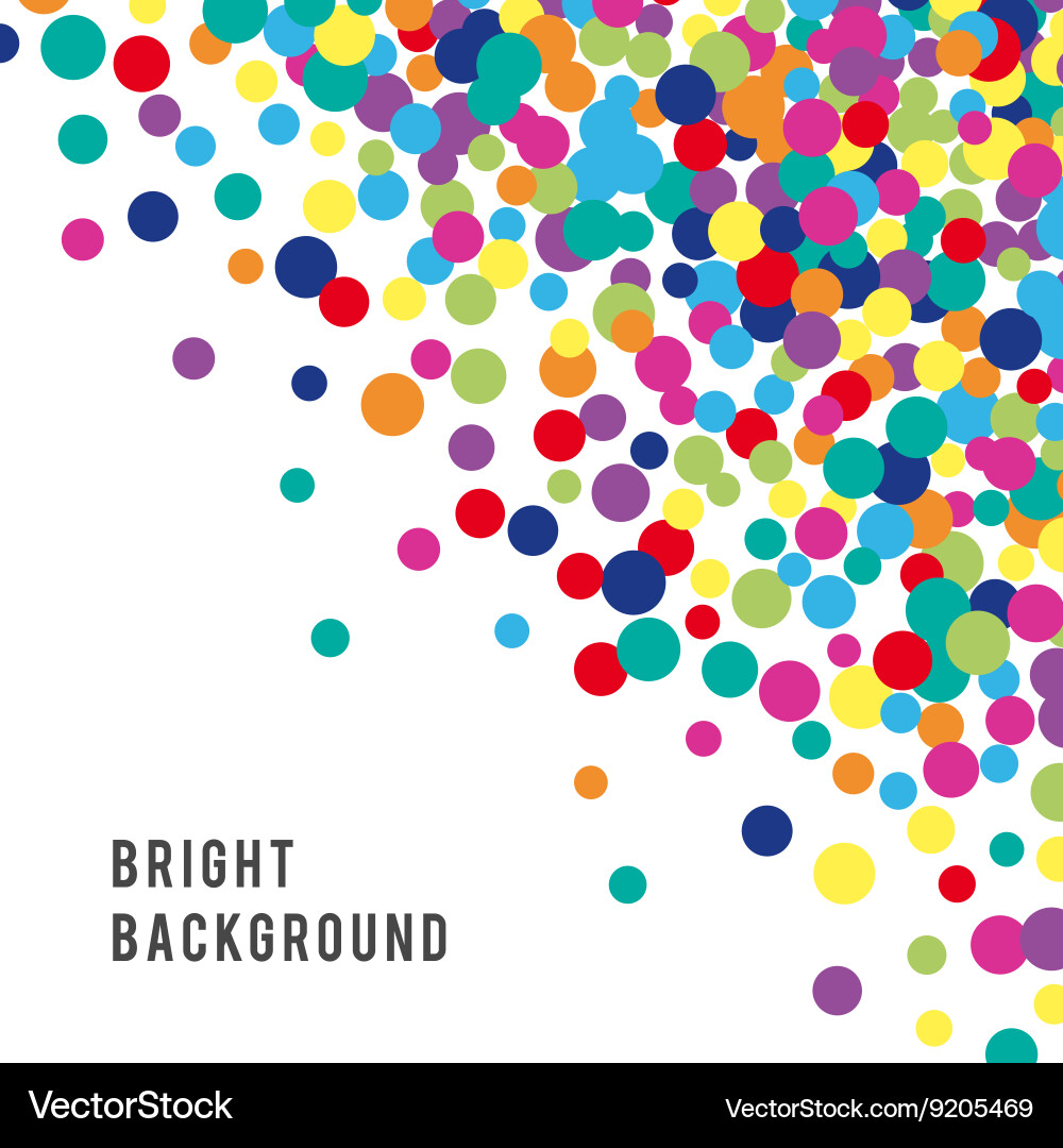 Colorful abstract spot background Royalty Free Vector Image