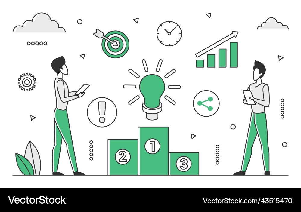 Top business high priority list Royalty Free Vector Image