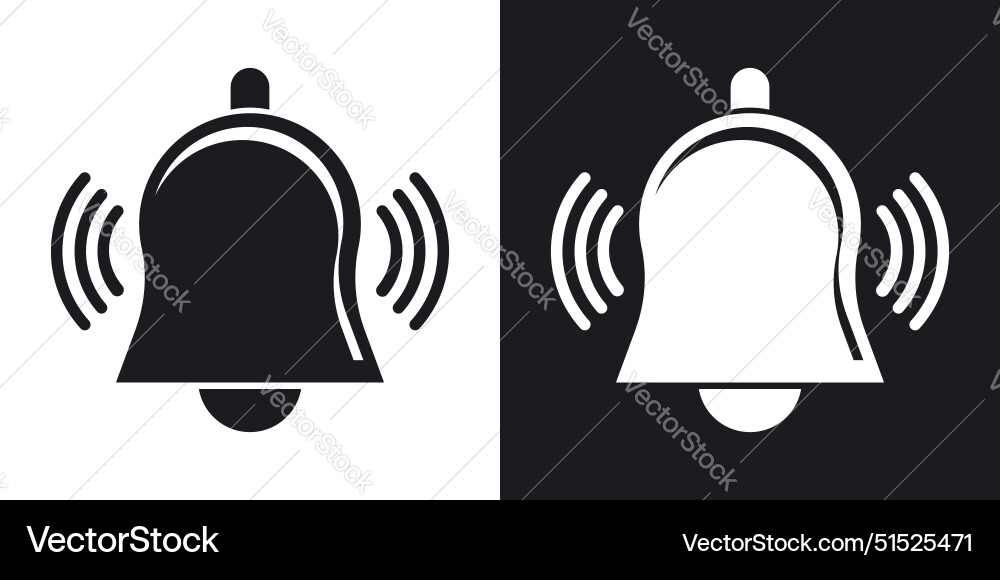Bell ring icon Royalty Free Vector Image - VectorStock